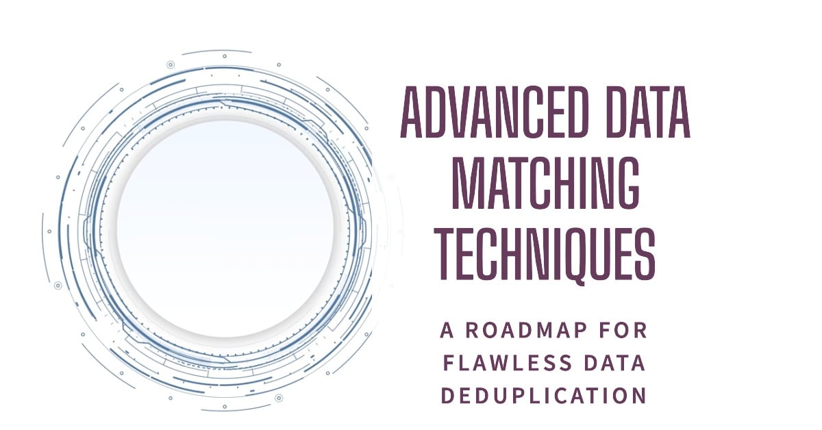 Streamline Data Deduplication Advanced Matching Techniques
